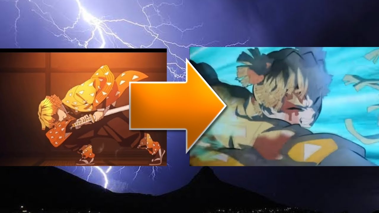 From Thunder Breathing 1st Form ️ Godspeed | Demon Slayer - YouTube