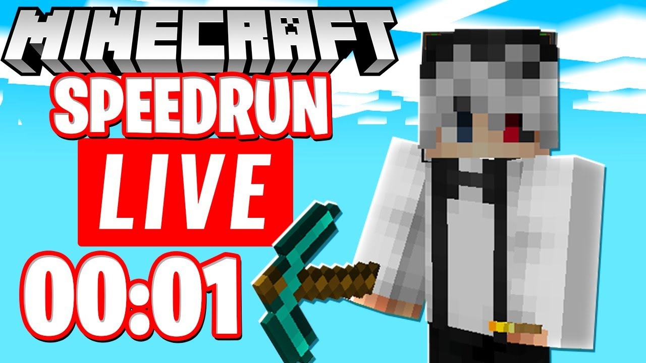 *LIVE* MINECRAFT SPEEDRUN! Facem RECORD MONDIAL? 🤔 - YouTube