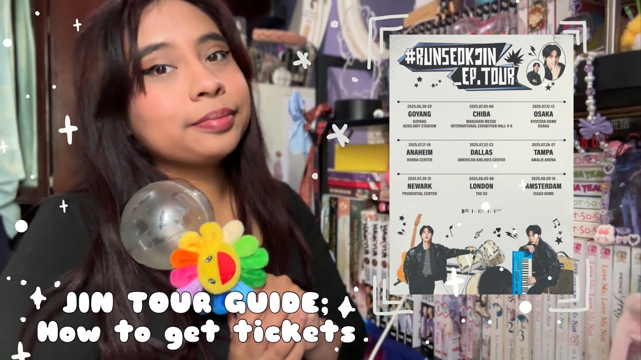 JIN TOUR GUIDE | HOW TO GET TICKETS | TIPS & TRICKS | #RUNSEOKJIN_EP ...