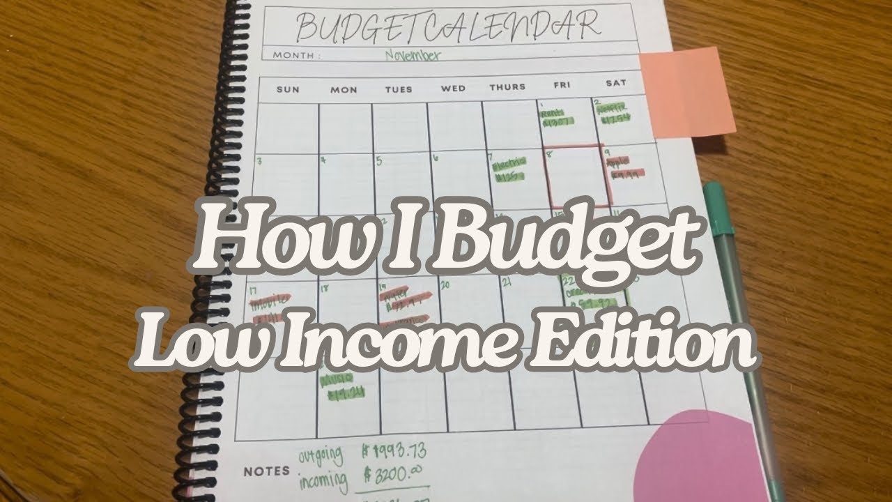 HOW I BUDGET MY MONEY - YouTube