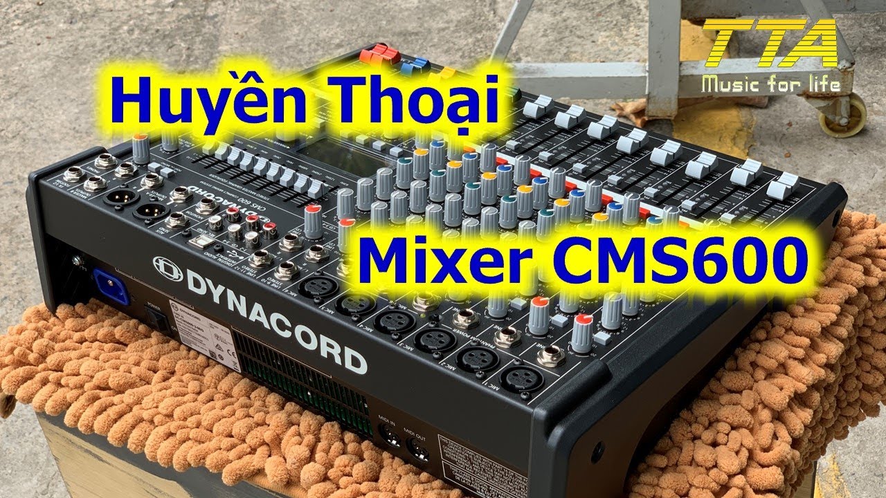 Dyncord CMS600 - Huyền thoại Mixer Analog - YouTube