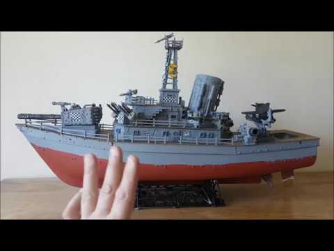 Warhammer 40k Ork Army WIP Ork War ship part 2 - YouTube