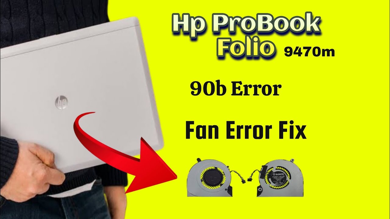 HP ProBook Folio 9470m Fan Problem Fix Without Replacement - YouTube