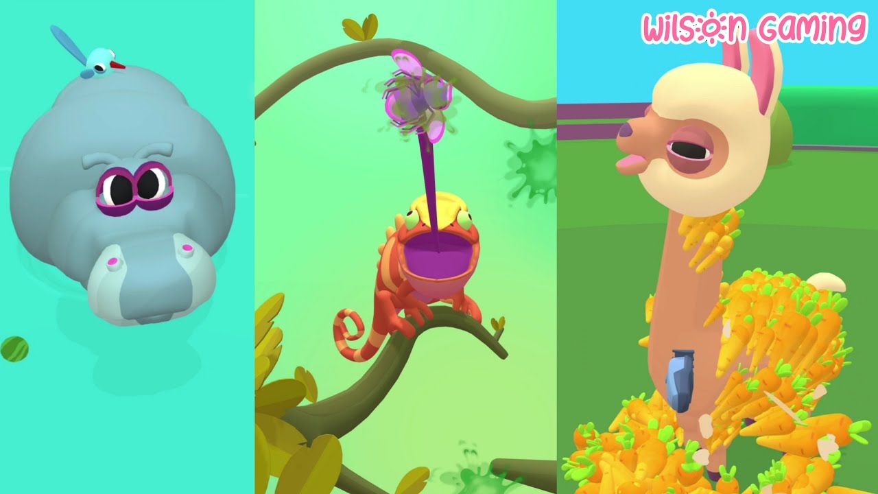Beri Makan Singa Galak dan Iguana 🤣😂 | Zoo Happy Animal | Wilson Gaming ...