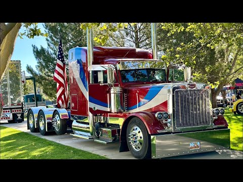 American SEMI Truck Show 2024 - Custom Big Rig Trucks from all over the USA (4K)