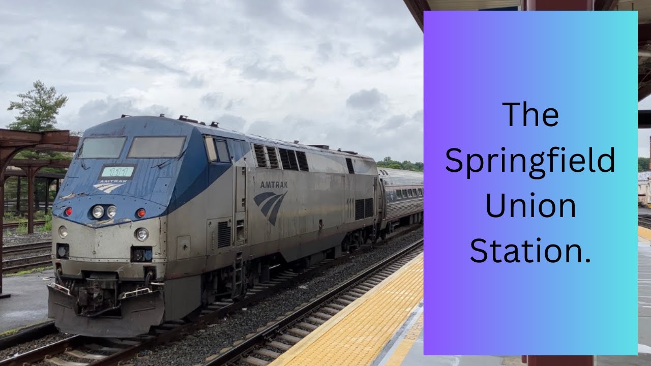 Railfanning Springfield, Massachusetts Feat. Parked Amtrak Trains ...