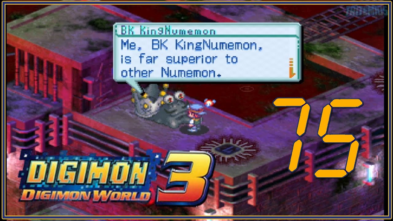 Digimon World 3 #75 - BK KingNumemon Boss Battle in AM Sewers - (No ...