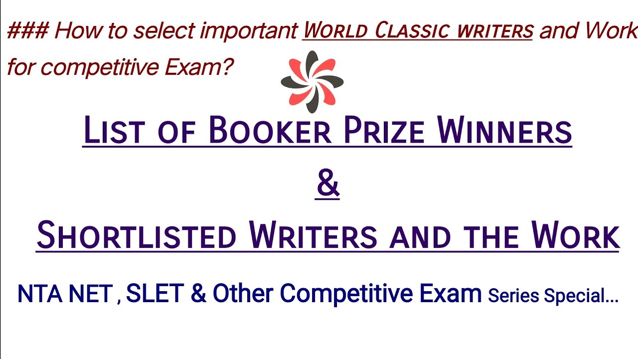 List of Booker Prize Winners from the beginning till now (Part-1) - YouTube