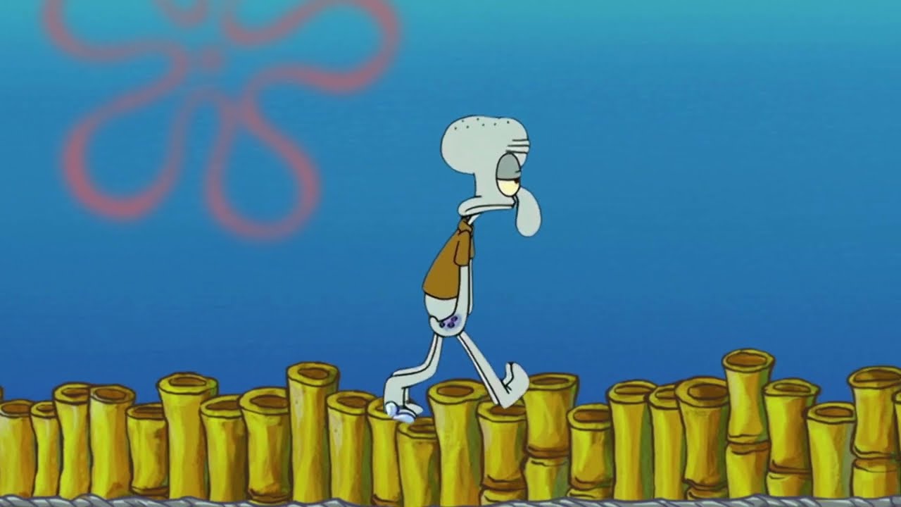 Dr Livesey walking but it's Squidward - YouTube