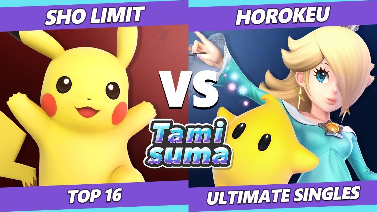 TAMISUMA 196 Top 16 - Sho Limit (Pikachu) Vs. Horokeu (Rosalina) Smash ...