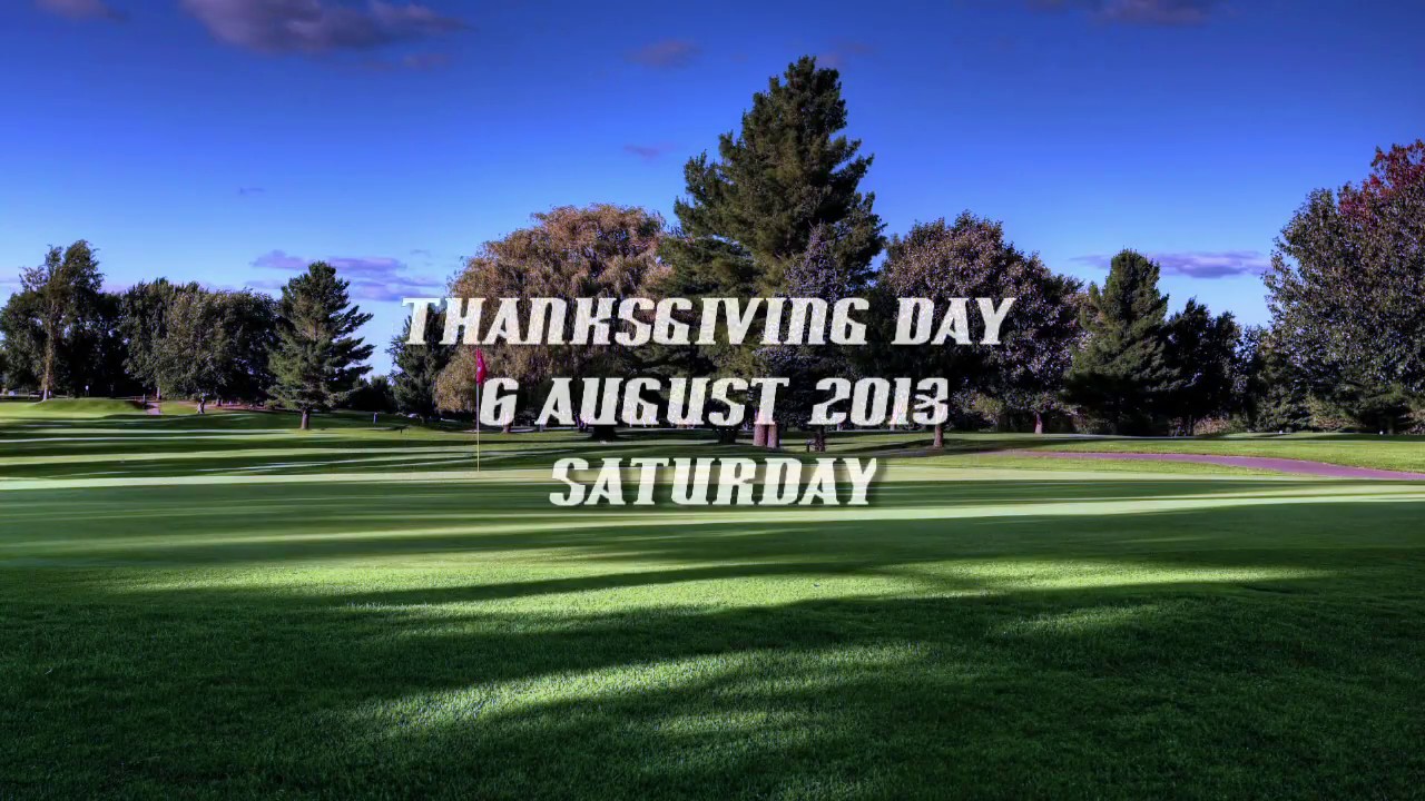 TTACT Thanksgiving day, Saturday - YouTube