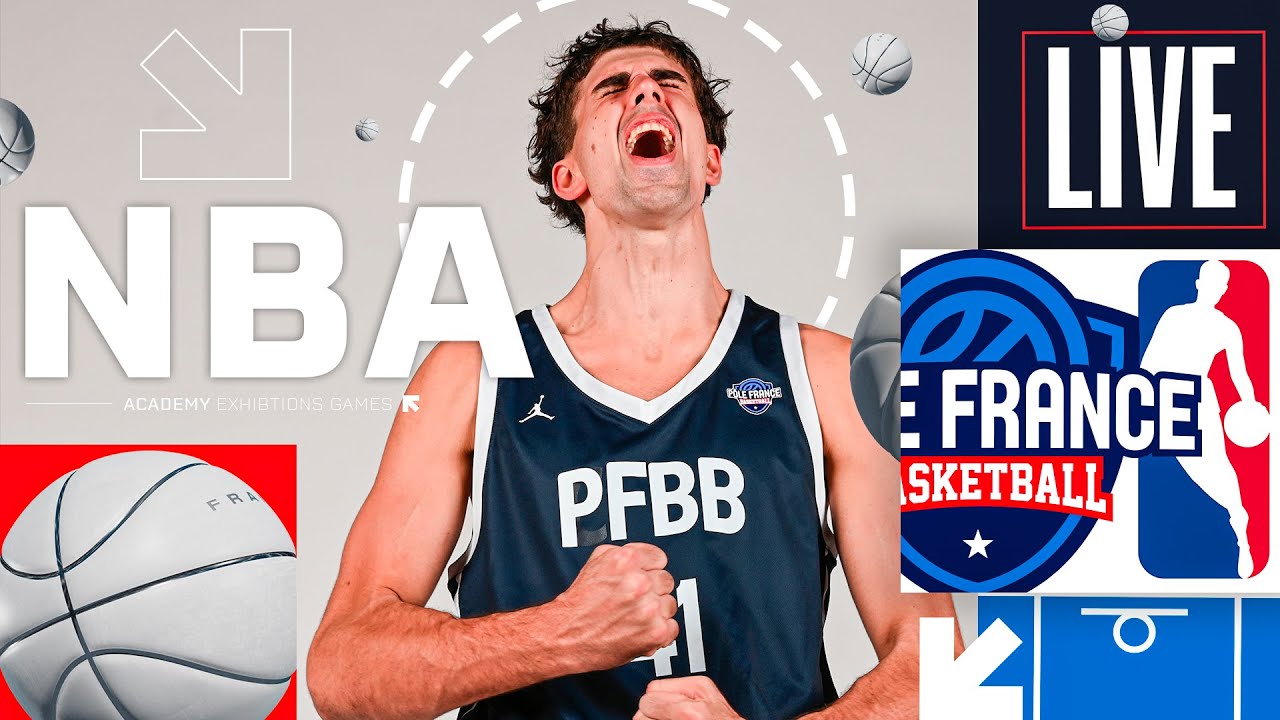 [LIVE NBA PARIS WEEK] Pôle France BasketBall 🆚 NBA Academy - YouTube