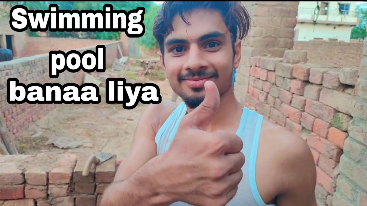 Swimming pool Banaa Liya 😁 Hamza's Lens Life - YouTube