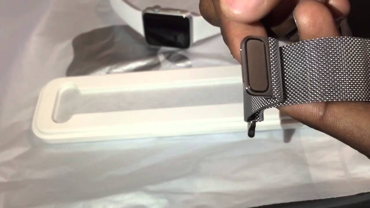 Apple Milanese loop unboxing! - YouTube