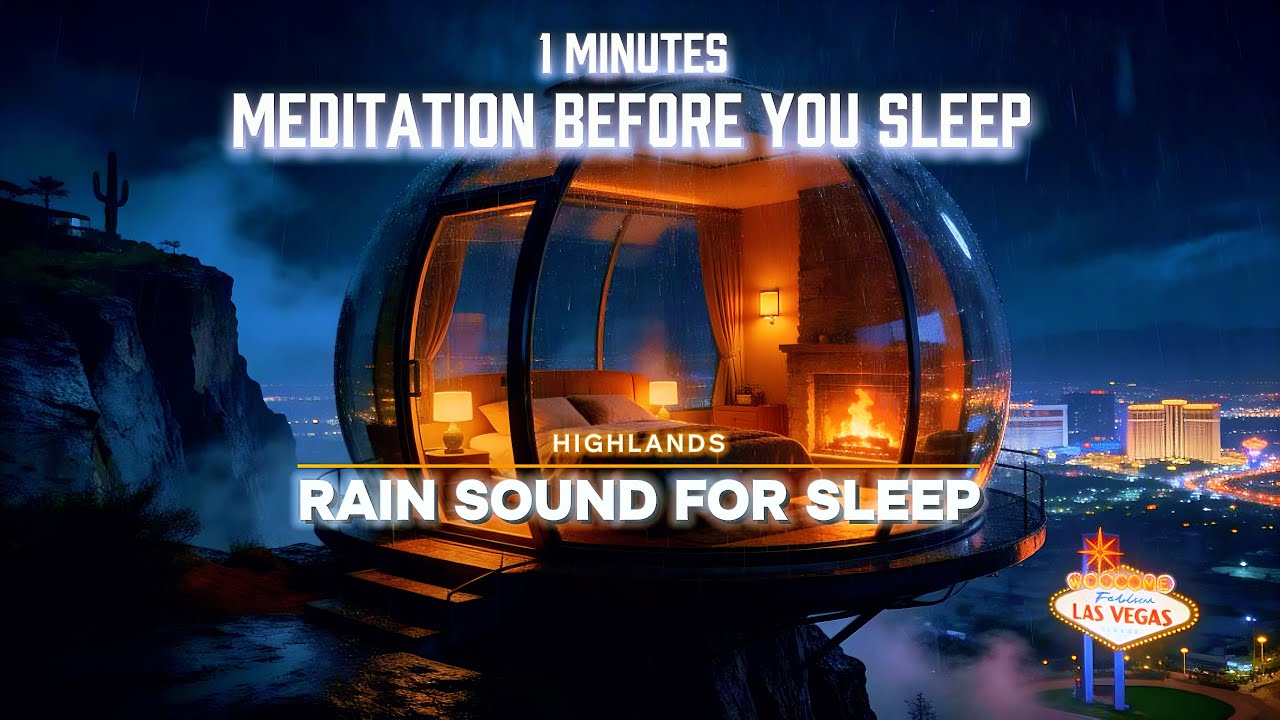 Meditation Before You Sleep With Soft Rain & Thunder Sounds - YouTube