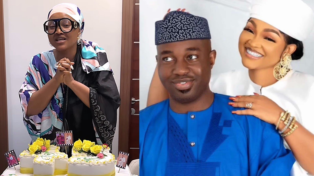 SEE HOW MERCY AIGBE'S HUSBAND KAZEEM ADEOTI CELEBRATE HER ON HER ...
