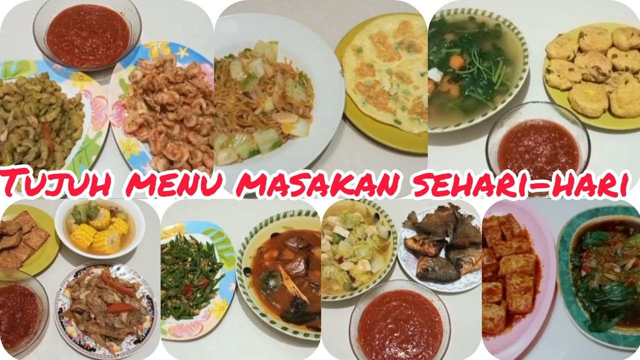 Tujuh menu sehari-hari - YouTube