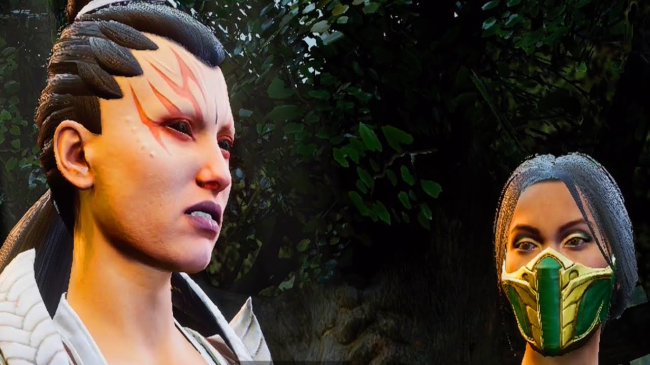 MK1 Ashrah meets Jade All Scenes 4K HD - MORTAL KOMBAT ONSLAUGHT - YouTube