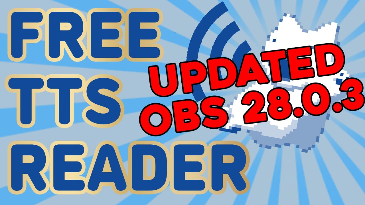 How to add a TTS character to your twitch stream for FREE! [UPDATED OBS ...