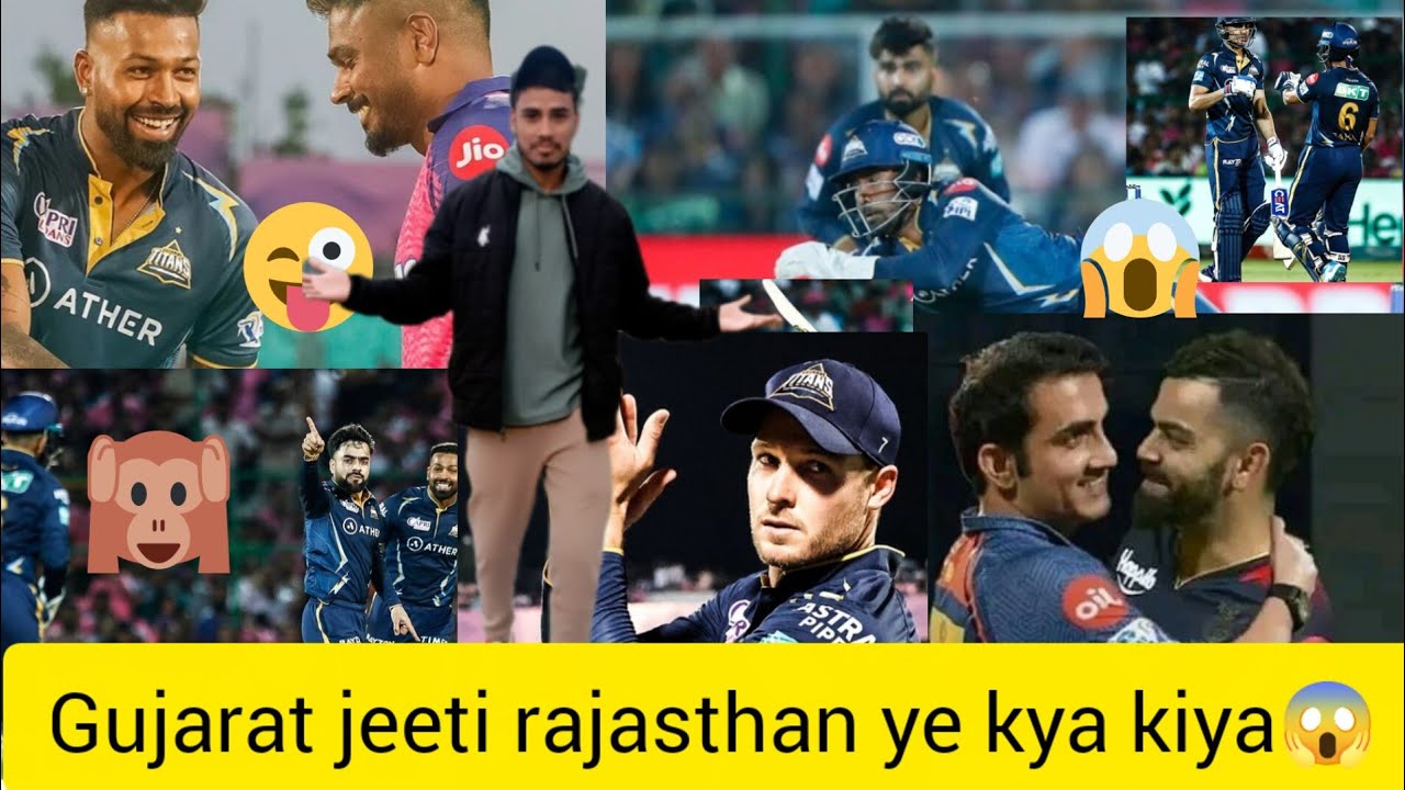 Gujarat jeeti rajasthan ye kya kiya 😱 // Gujarat jeeti rajasthan ye kya ...