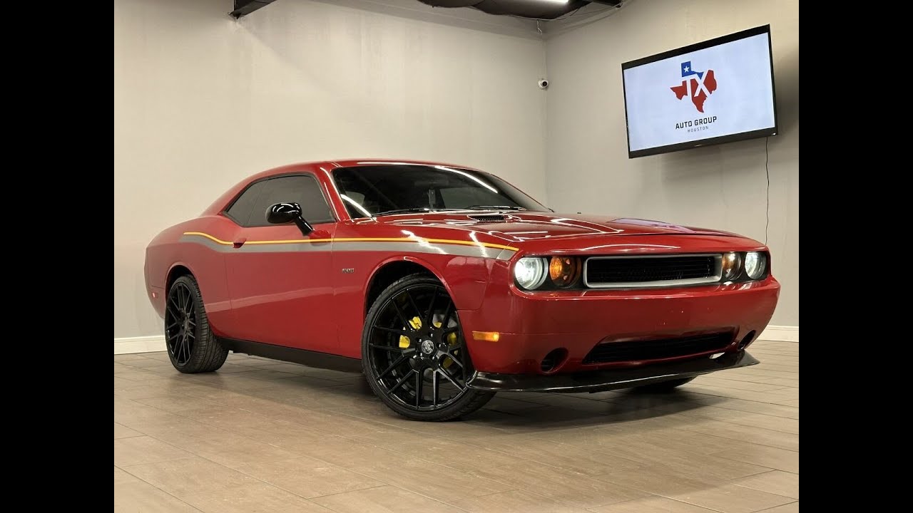2012 Dodge Challenger SXT RWD Sport Coupe R/T Clone 3.6L V6 305hp ...