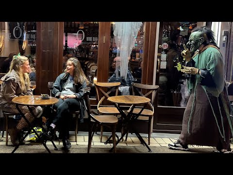 Don't tell her I am behind. Witch Prank