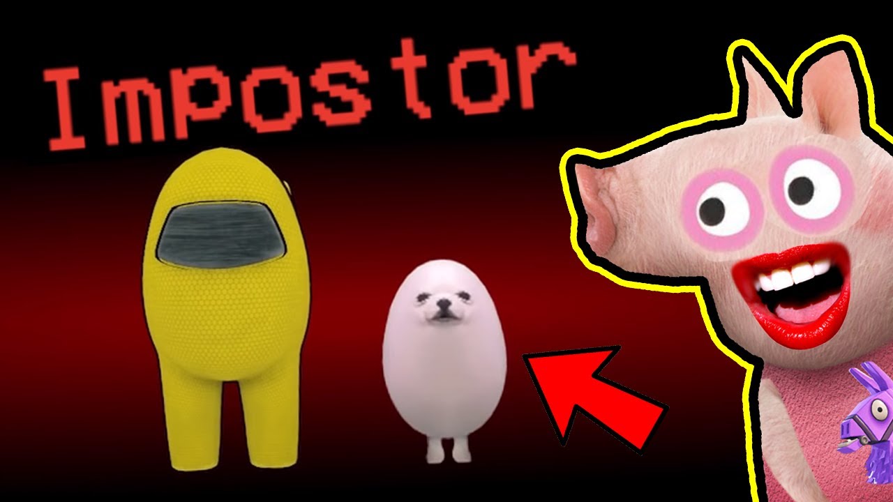 el PERRO HUEVO de AMONG US! (EGGDOG) 🐷PEPA AMONG US🐷 - YouTube