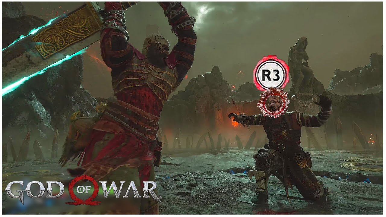 Kratos Doing Finishers For 7 Minutes - YouTube