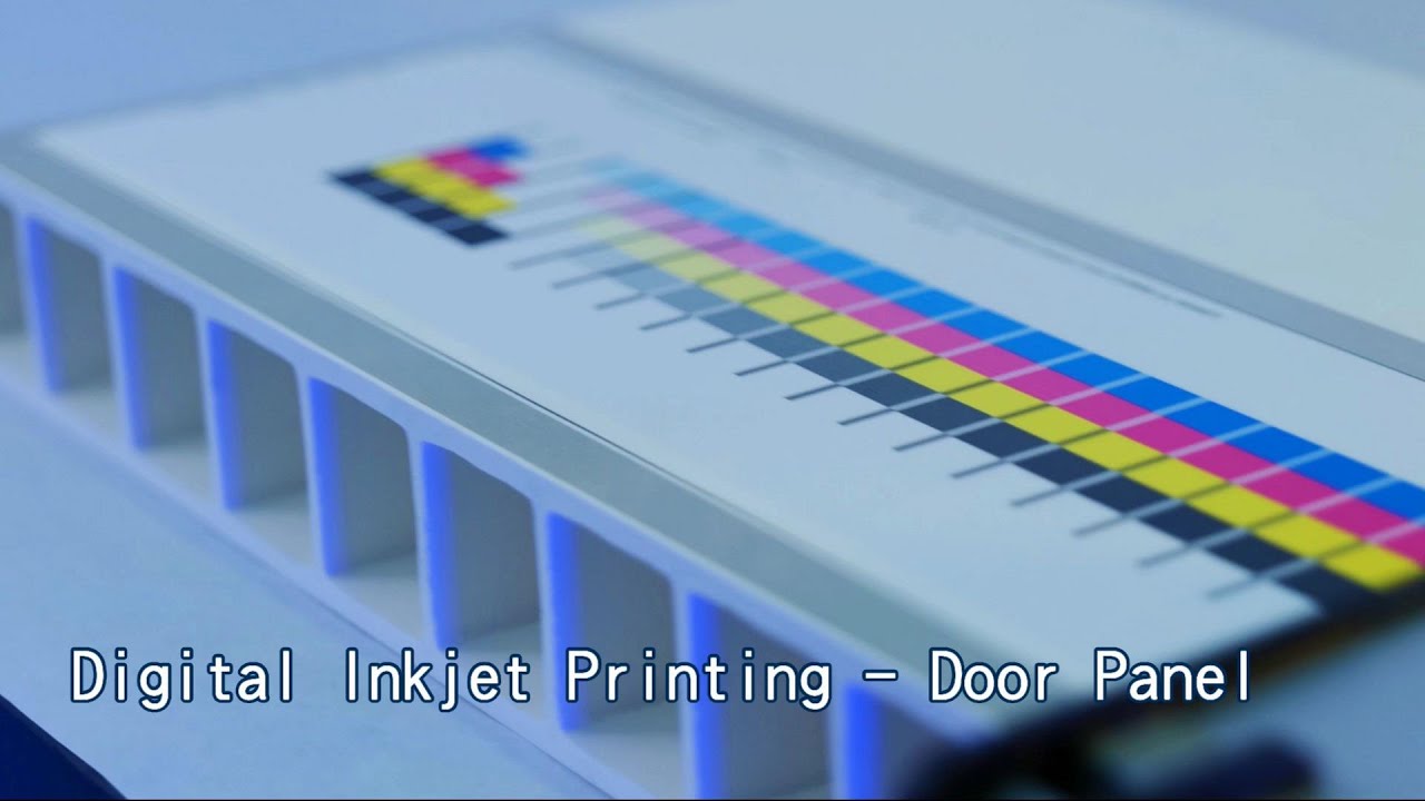 Digital Inkjet Printing - Door Panel - YouTube