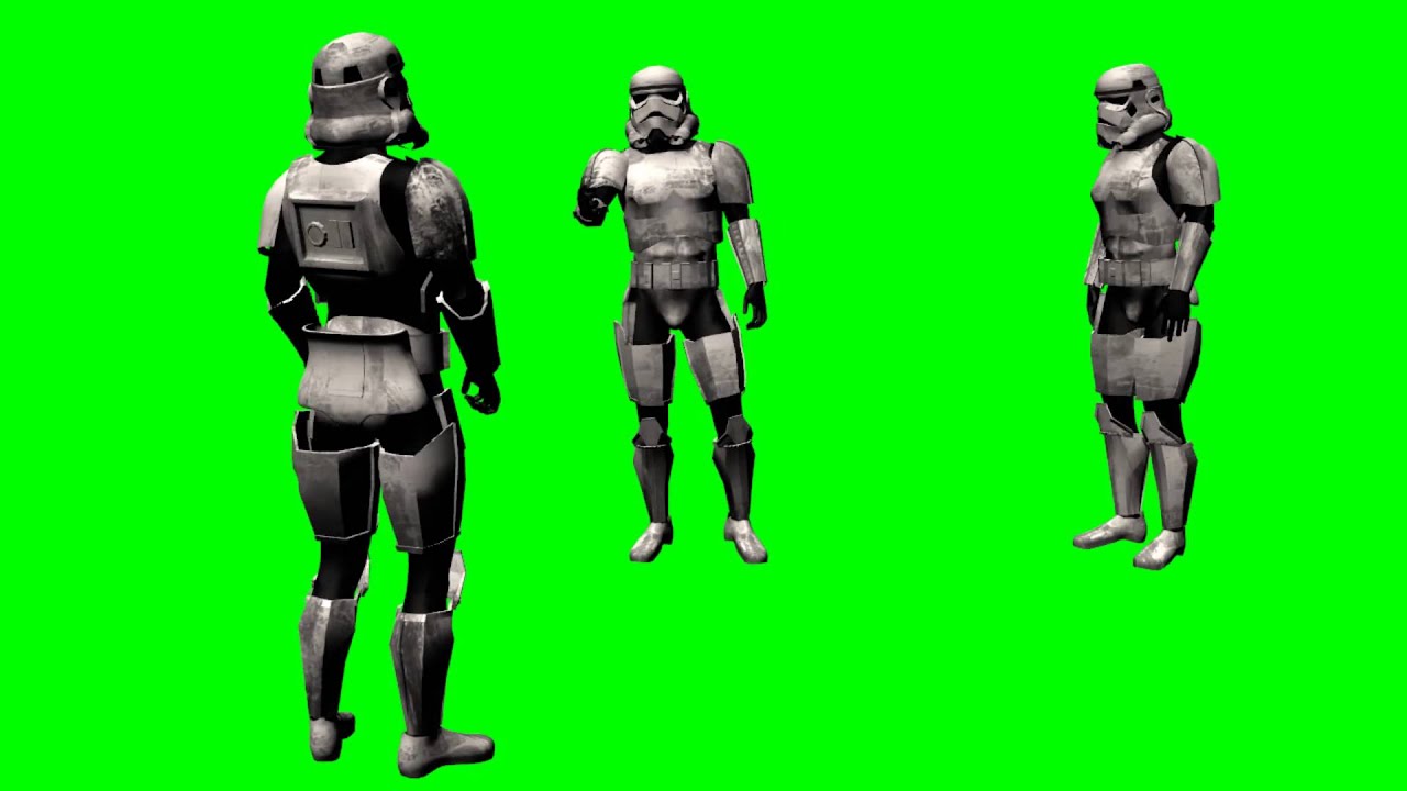 star wars stormtroopers in discussion - green screen effect - YouTube
