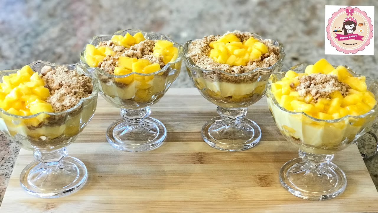 Mango Pudding | Mango Custard Pudding Recipe | Mango Dessert - YouTube