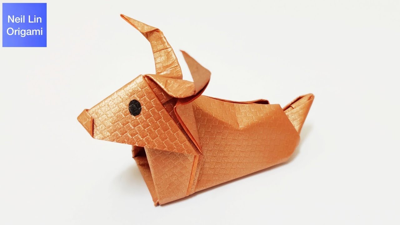 Easy Origami Bull Tutorial - How to Make a Paper Bull - YouTube