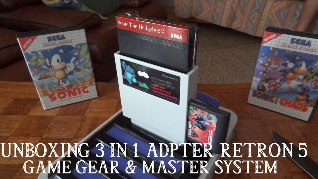 Retron 5 : 3-in-1 ADAPTER pour GAME GEAR et MASTER SYSTEM UNBOXING FR ...