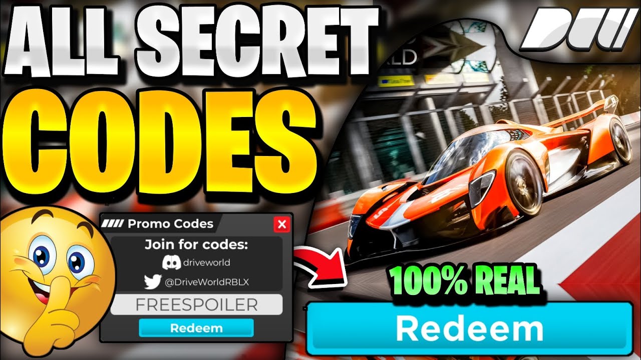 🔥*NEW* ALL WORKING CODES FOR ROBLOX DRIVE WORLD | ROBLOX DRIVE WORLD ...