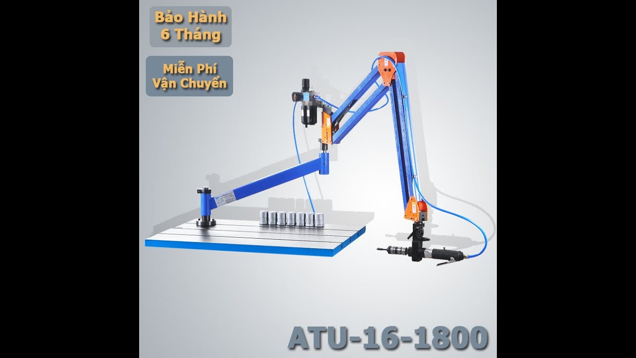 Ta rô M2, M3, M4, M18, M30 với máy taro động cơ điện Servo Unifast ...