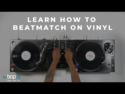 How To Beatmatch & Mix On Vinyl Turntables | Bop DJ