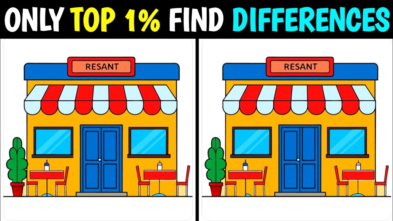 Spot The 3 Differences | Very Hard Challenge | Find The difference ...