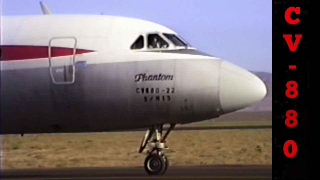 Ex-TWA CV-880 Preparation / Departure From Mojave (Corrected Format ...