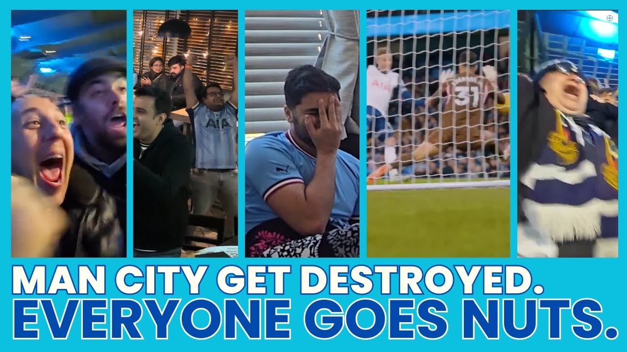 Man City Get Destroyed. Everyone Goes Nuts. - YouTube