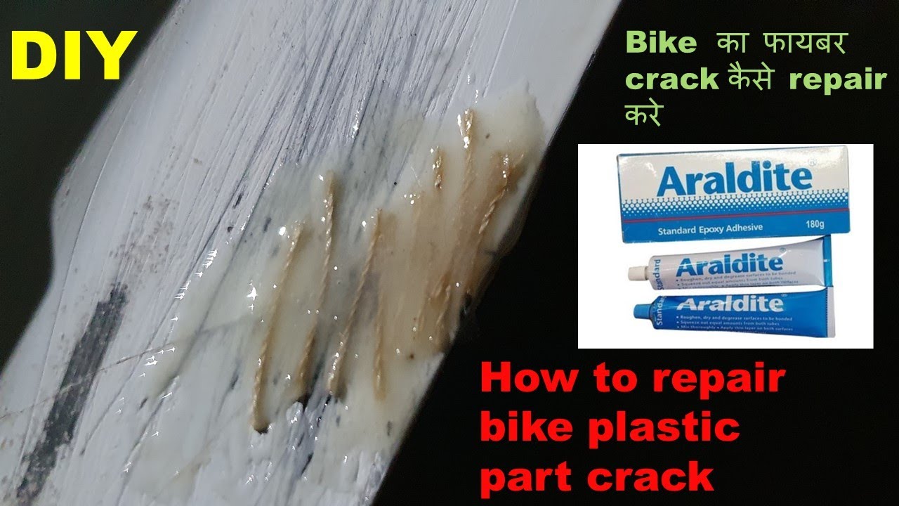 Best and strongest way to repair Bike's plastic body parts - YouTube