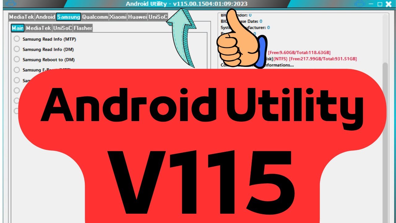 android utility v115 ~ mtk meta utility latest version - YouTube