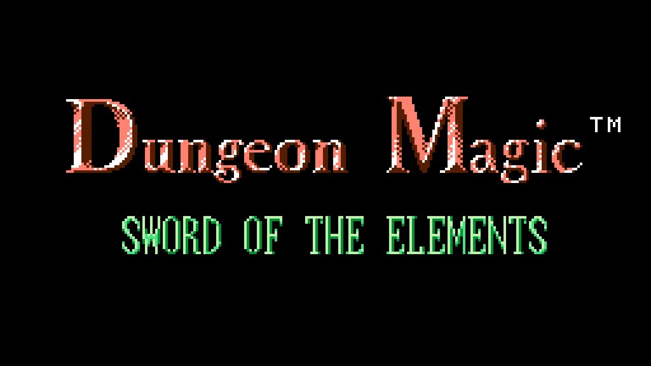 Dungeon Magic: Sword of the Elements - NES Gameplay - YouTube