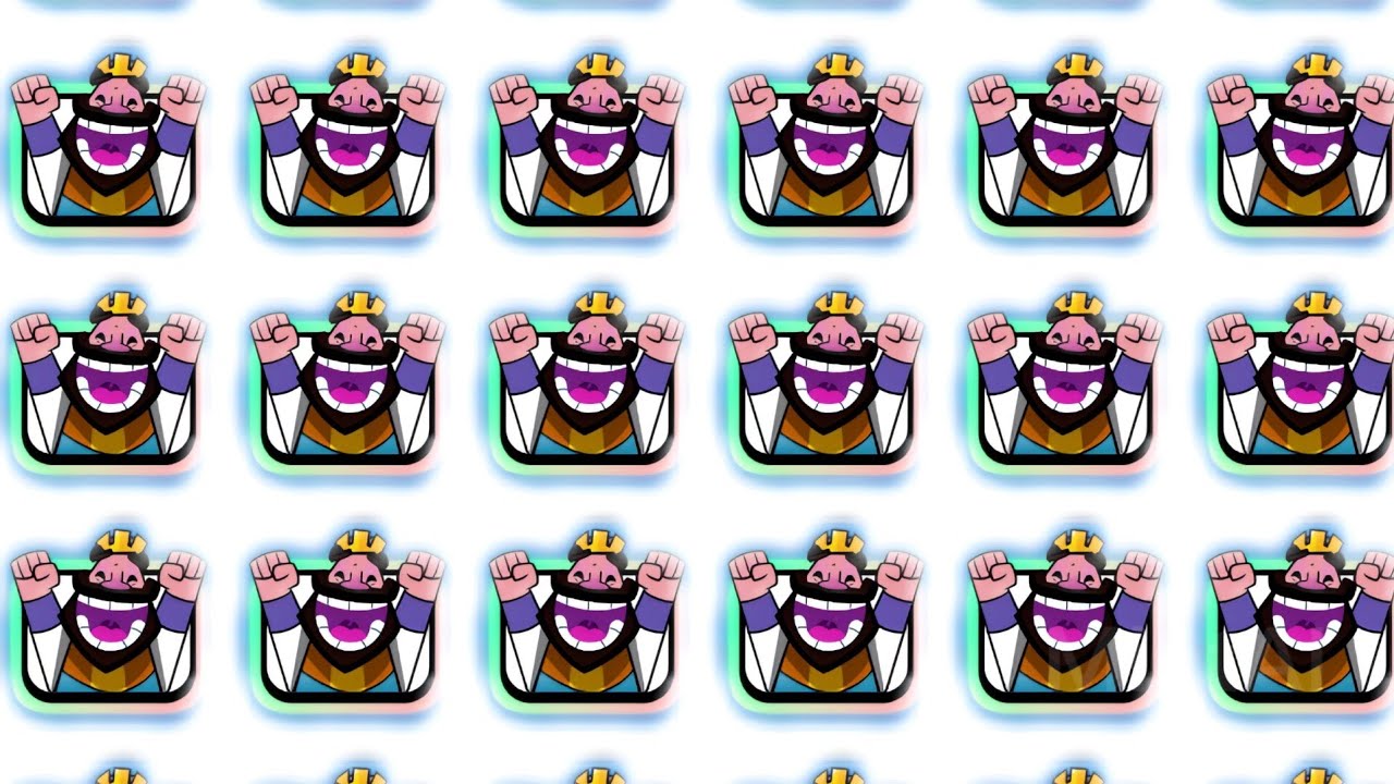 King Emote clash Royale - YouTube