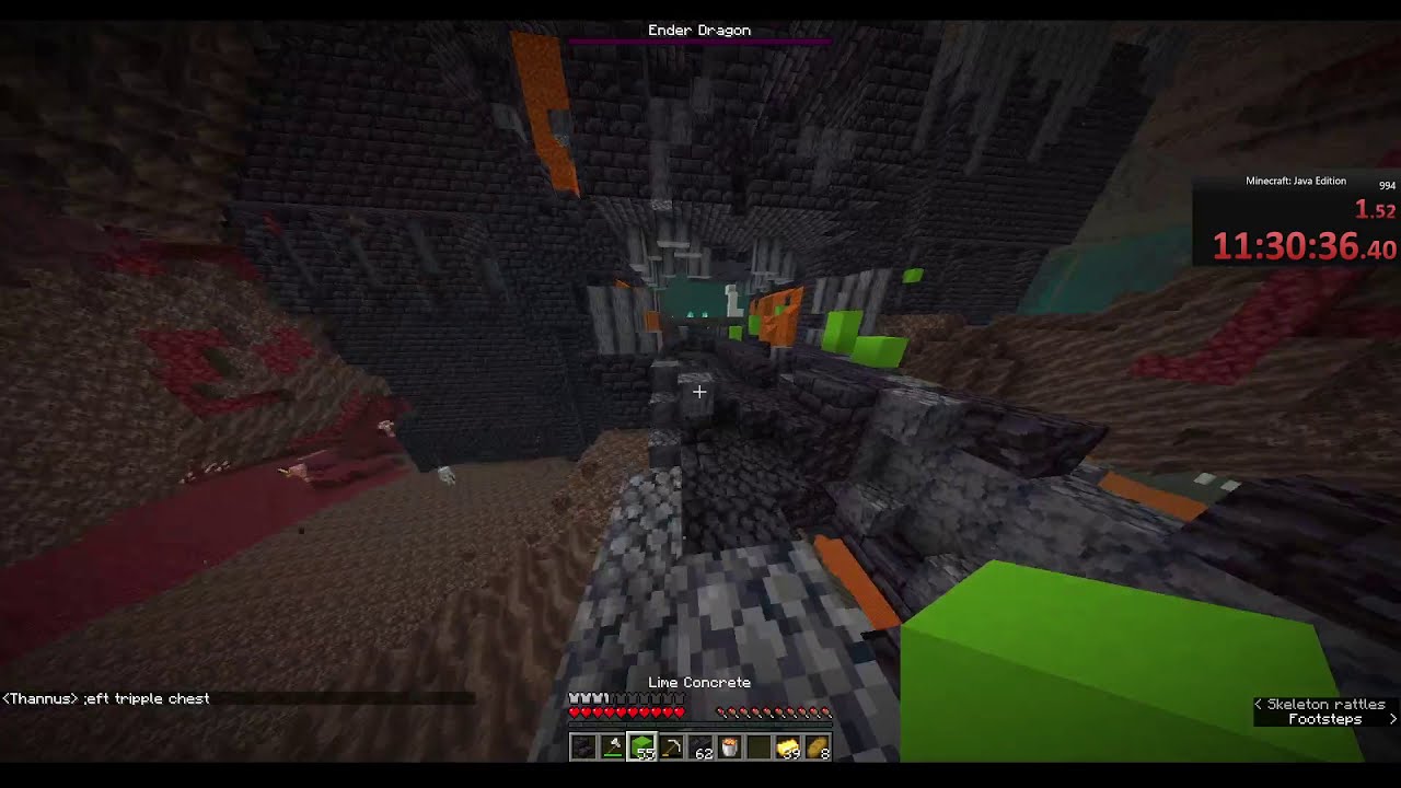 Slightly optimized movement for bridge bastion routes in minecraft 1.16 ...