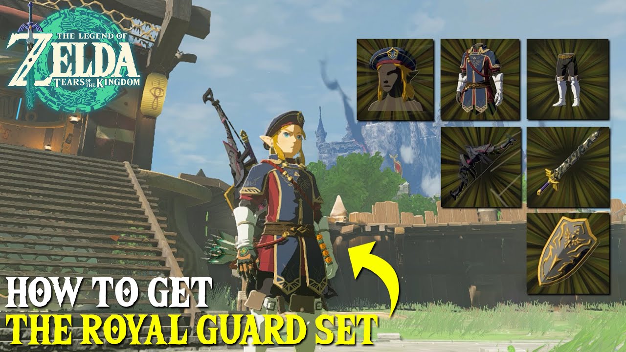 How To Get The Royal Guard Armor Set with Weapons - The Legend of Zelda ...