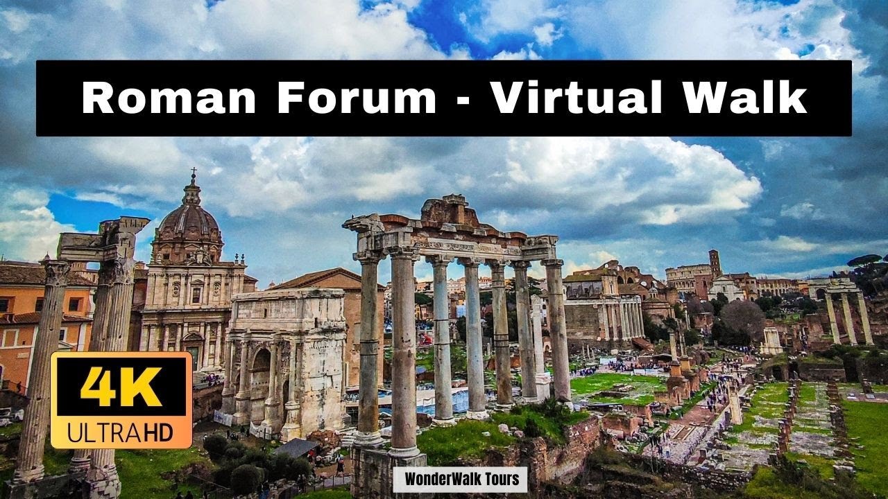 Roman Forum Virtual Walk in 4K-UHD | ROME Italy | Part II - YouTube