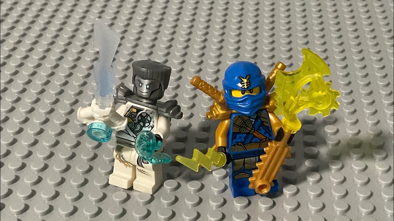 Ninjago Stop Motion: Final Armor Jay vs Techno Zane | Fight Trailer ...