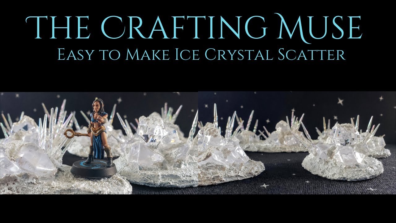 Making Ice Crystal Scatter Terrain for Your Tabletop Games - YouTube