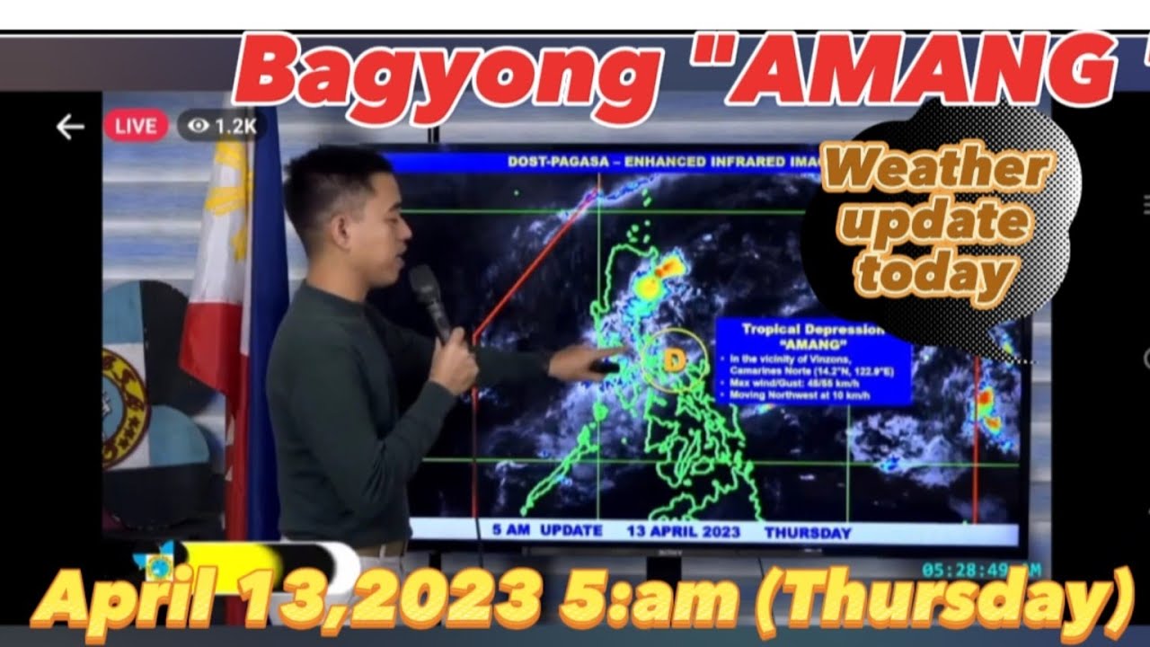 Weather forecast Philippines Latest update sa bagyong "AMANG " April 13 ...
