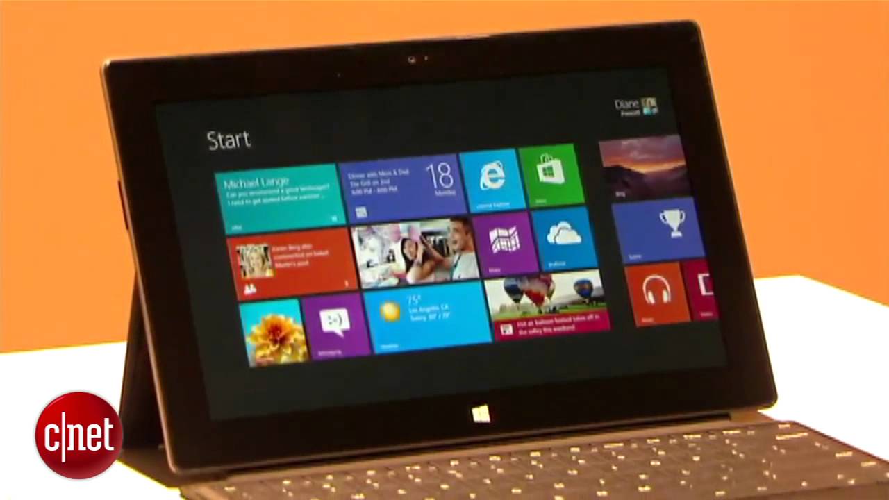 Microsoft Surface Unveiled - First Look - YouTube